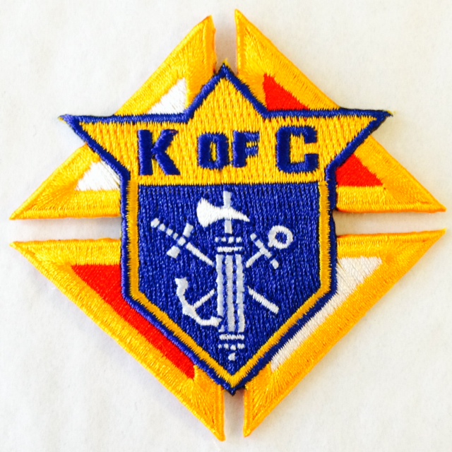 Emblem of the Order Embroided Emblems - Knights of Columbus Supplies
