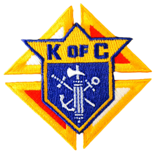 Emblem of the Order Embroided Emblems - Knights of Columbus Supplies