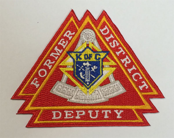 Specialty Designed Embroidered Emblem - Knights of Columbus Supplies