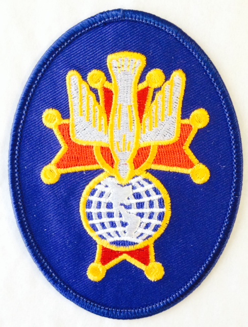 4th Degree Embroidered Oval Emblem - Knights of Columbus Supplies