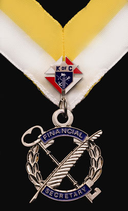Financial Secretary Jewel - Knights of Columbus Supplies