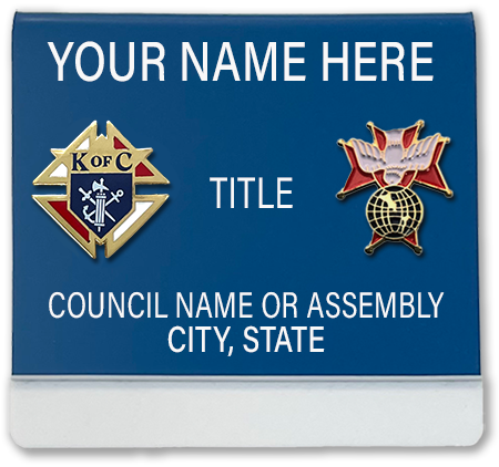 ‣Name Badges - Knights of Columbus Supplies